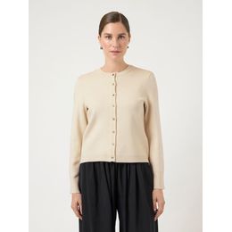Y.A.S YAS Cardigan "Yas" in Creme - 48% | Gr&ouml;&szlig;e L | Damen-pullover-cardigans