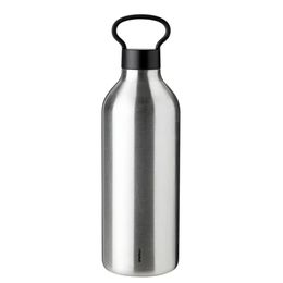 Stelton Isolierflasche "Tabi" in Silber/ Schwarz - 1 l - 45% | Damen-outdoor-ausruestung