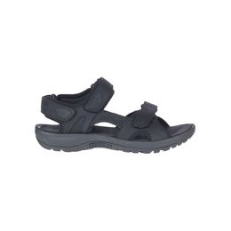 Merrell Leder-Trekkingsandalen "Sandspur 2" in Schwarz - 36% | Gr&ouml;&szlig;e 45 | Herrenschuhe-outdoorschuhe