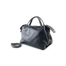 Marlon Leder-Henkeltasche in Schwarz - (B)35 x (H)30 x (T)22 cm - 78% | Damen-taschen