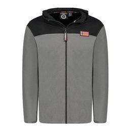 Geographical Norway Fleecejacke "Uniclerc" in Grau - 43% | Gr&ouml;&szlig;e L | Herren-pullover-sport