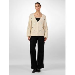 Y.A.S YAS Cardigan in Creme - 34% | Gr&ouml;&szlig;e XL | Damen-pullover-cardigans