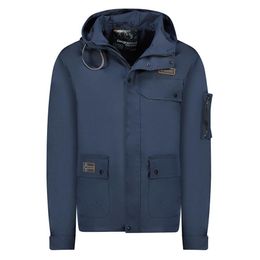 Geographical Norway &Uuml;bergangsjacke "Bakirou" in Dunkelblau - 73% | Gr&ouml;&szlig;e M | Herren-plussize