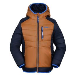Peek U Ganzjahres-Steppjacke "Caspian" in Hellbraun/ Dunkelblau - 47% | Gr&ouml;&szlig;e 122 | Kinderjacken