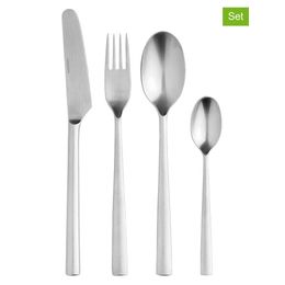 Stelton 24tlg. Edelstahl-Besteck-Set "Chaco" - 60% | Gedeckter-tisch