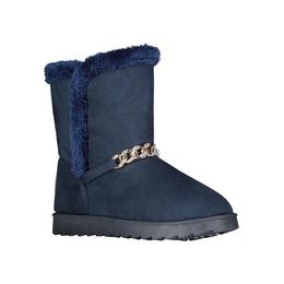 Geographical Norway Winterboots "Oseille" in Dunkelblau - 75% | Gr&ouml;&szlig;e 38 | Damen-stiefel