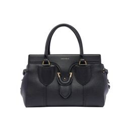 Coccinelle Leder-Henkeltasche in Schwarz - (B)30 x (H)21 x (T)14 cm - 33% | Damen-taschen