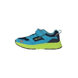 Trollkids Sneakers "Haugesund" in Blau/ Schwarz/ Gr&uuml;n - 42% | Gr&ouml;&szlig;e 39 | Kindersneakers