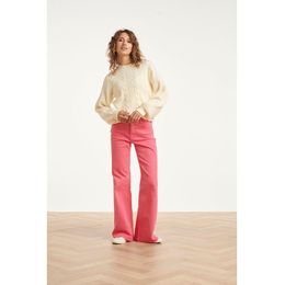 Smashed Lemon Jeans - Flared fit - in Pink - 57% | Gr&ouml;&szlig;e XS | Damenjeans