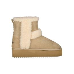 Geographical Norway Winterboots "Ocean" in Beige - 70% | Gr&ouml;&szlig;e 38 | Damen-stiefel