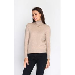 C& Jo Rollkragenpullover in Camel - 74% | Gr&ouml;&szlig;e 40 | Damen-pullover-cardigans