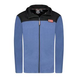 Geographical Norway Fleecejacke "Uniclerc" in Blau - 48% | Gr&ouml;&szlig;e 3XL | Herren-pullover-sport