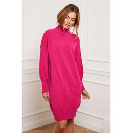 Jos&eacute;fine Strickkleid "Landreau" in Fuchsia - 72% | Gr&ouml;&szlig;e L | Damen-kleider