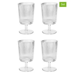 Stelton 4er-Set: Weingl&auml;ser ''Pilastro'' - 180 ml - 48% | Gedeckter-tisch