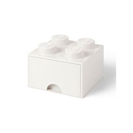 Lego Schubladenbox "Brick 4" in Wei&szlig; - (B)15,8 x (H)11,3 x (T)15,8 cm - 15% | Kisten-koerbe