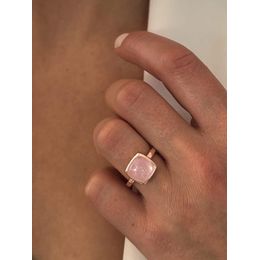 Les Petites Pr&eacute;cieuses Ros&eacute;vergold. Ring mit Edelstein - 60% | Gr&ouml;&szlig;e 60 | Schmuck