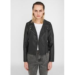 Noisy may Bikerjacke "Rebel" in Schwarz - 37% | Gr&ouml;&szlig;e M | Damenjacken