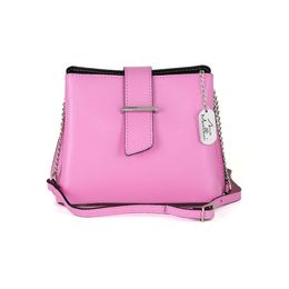 Anna Morellini Leder-Umh&auml;ngetasche "Ciosa" in Rosa - (B)22 x (H)17 x (T)10 cm - 78% | Damen-taschen