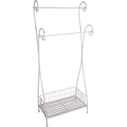 Anticline Garderobe in Wei&szlig; - (B)70 x (H)153 x (T)35,5 cm - 79% | Garderoben