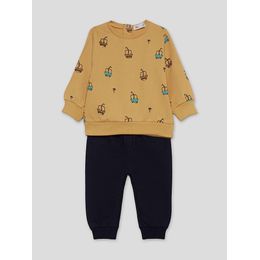 Street MONKEY 2tlg. Outfit in Gelb/ Schwarz - 53% | Gr&ouml;&szlig;e 74 | Baby-sweatshirts-jacken