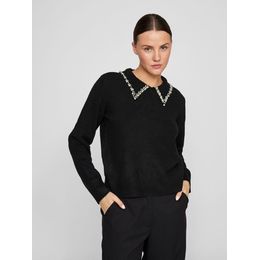 Vila Pullover "Pearl" in Schwarz - 13% | Gr&ouml;&szlig;e L | Damen-pullover-cardigans