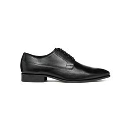 Geox Leder-Schn&uuml;rschuhe "High Life" in Schwarz - 43% | Gr&ouml;&szlig;e 46 | Herren-schnuerschuhe