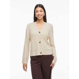 Vila Cardigan "Miraz" in Creme - 27% | Gr&ouml;&szlig;e L | Damen-pullover-cardigans