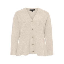 Vero Moda Curve Knit Cardigan 'VMGrace' female size XL Wool white