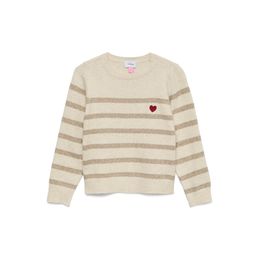 Vero Moda Girl Pullover 'VMDoffy' M&auml;dchen Gr&ouml;&szlig;e 158/164 beige / sand