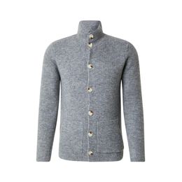 Key Largo Strickjacke 'LUZERN' Herren Gr&ouml;&szlig;e M basaltgrau