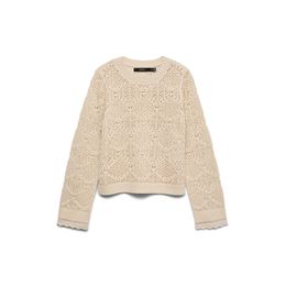 V&eacute;ro Moda Vero Moda Pullover 'VMSUSANA' Damen Gr&ouml;&szlig;e L beige