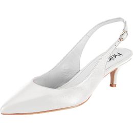 Heine Damen Slingpumps ecru Gr&ouml;&szlig;e 42