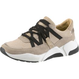 Heine Damen Sneaker taupe-schwarz Gr&ouml;&szlig;e 38