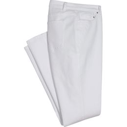 CR&Eacute;ATION L Damen 5-Pocket-Jeans mit Ziern&auml;hten wei&szlig; Gr&ouml;&szlig;e 38