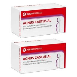 ALIUD Agnus castus Al bei Rythmusst&ouml;rungen der Regel Set (2x 100St) 2 St