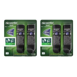 nicorette mint Spray mit Nikotin Doppelpackung (2x 2St) 4 St