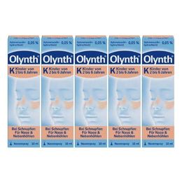 Olynth 0,05% f&uuml;r Kinder Nasendosierspray (5x10 ml) 5 St