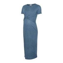 MAMALICIOUS Umstand Kleid 'MLANLI JUNE' Damen Gr&ouml;&szlig;e 36 blau Winterkleid