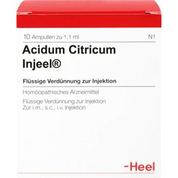 Heel Acidum Citricum Injeel Ampullen 10 St