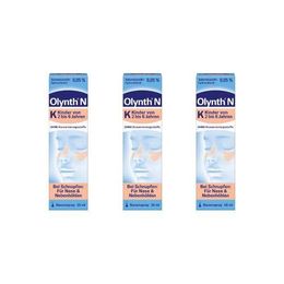 Olynth 0,05% f&uuml;r Kinder Nasendosierspray (3x 10ml) 3 St