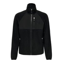 Only & Sons Junior Fleecejacke 'OSJCHUCK' Jungen Gr&ouml;&szlig;e 140 schwarz