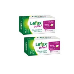 BAYER Lefax intens Fl&uuml;ssigkapseln 250 mg Simeticon Set (2x 50St) 2 St