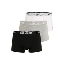 Lyle & Scott Lyle & Scott Boxershorts 'Barclay' Herren Gr&ouml;&szlig;e XS graumeliert / schwarz / wei&szlig;