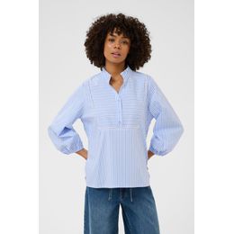 Culture Bluse 'CUjoey' Damen Gr&ouml;&szlig;e XL hellblau / wei&szlig;