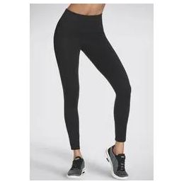 Leggings Skechers "Women's High Waisted Legging", Damen, Gr. S (36), N-Gr, schwarz, Obermaterial: 88% Nylon, 12% Elasthan, Hosen Leggings
