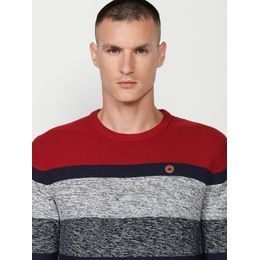 Koroshi Pullover Herren Gr&ouml;&szlig;e XL graumeliert / rot / schwarz / schwarzmeliert