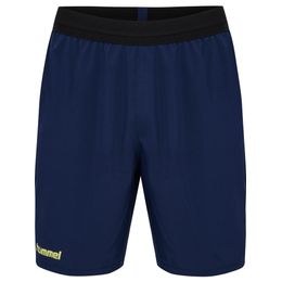 Hummel Shorts Herren Gr&ouml;&szlig;e M dunkelblau / gelb