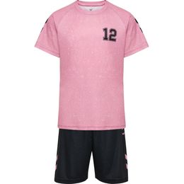 Hummel Trainingsanzug Jungen Gr&ouml;&szlig;e 164 rosa / schwarz
