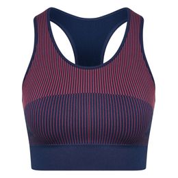 Hummel Sport-BH Damen Gr&ouml;&szlig;e L blau / pink