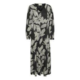 Cream Kleid 'Omma' Damen Gr&ouml;&szlig;e 34 grau / schwarz Winterkleid